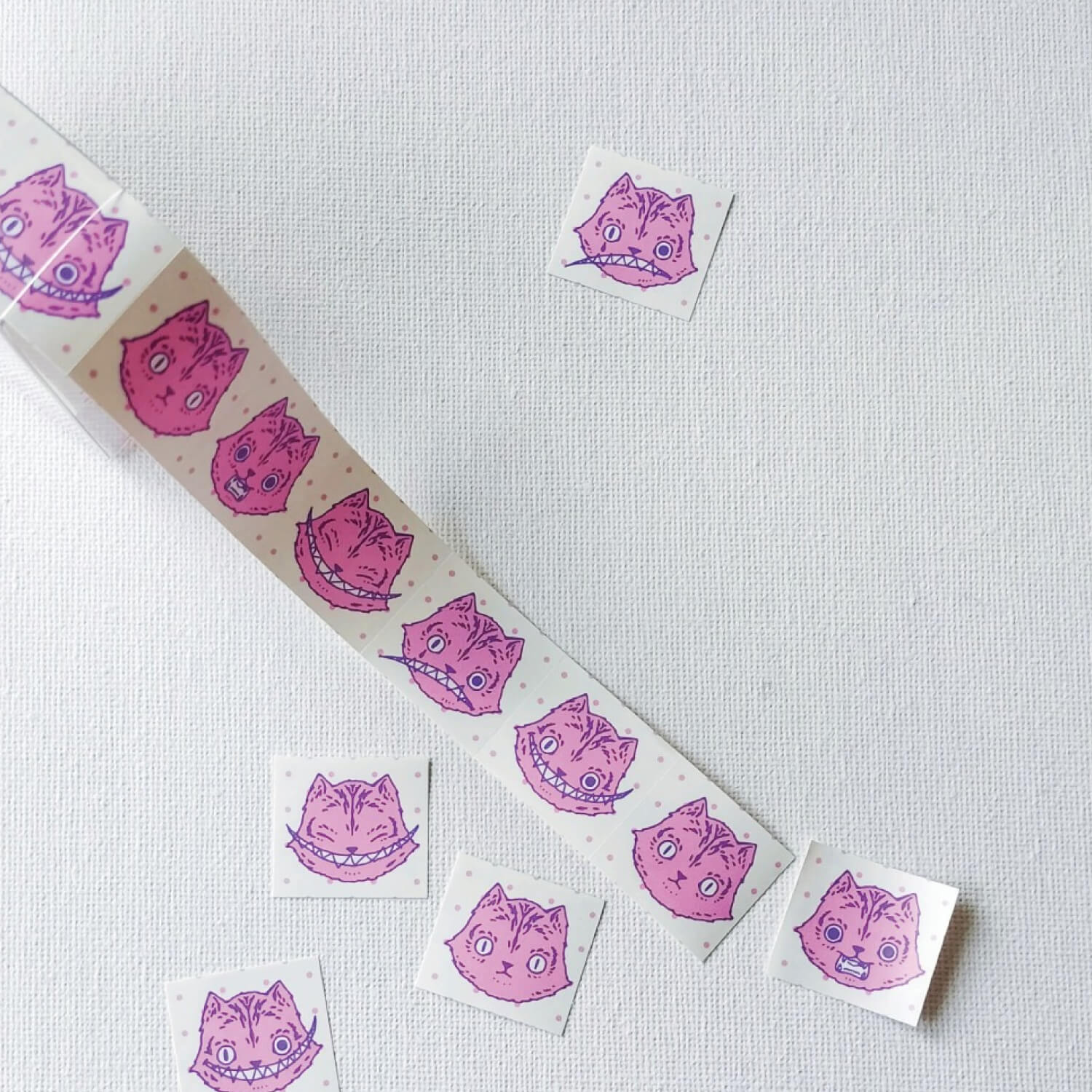 Akira Sasaki Label Stickers – Cheshire Cats | All Stationery | Nagi ...