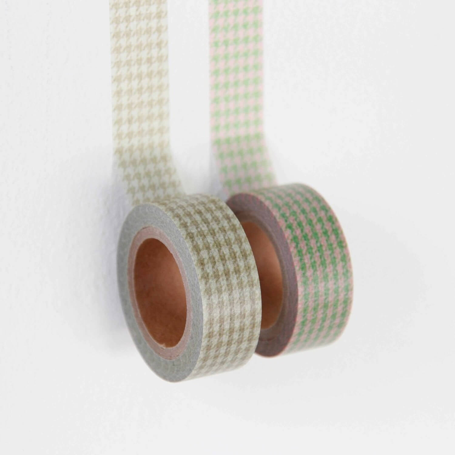 Boki Houndstooth Check Masking Tape - Cream Beige – Nagi