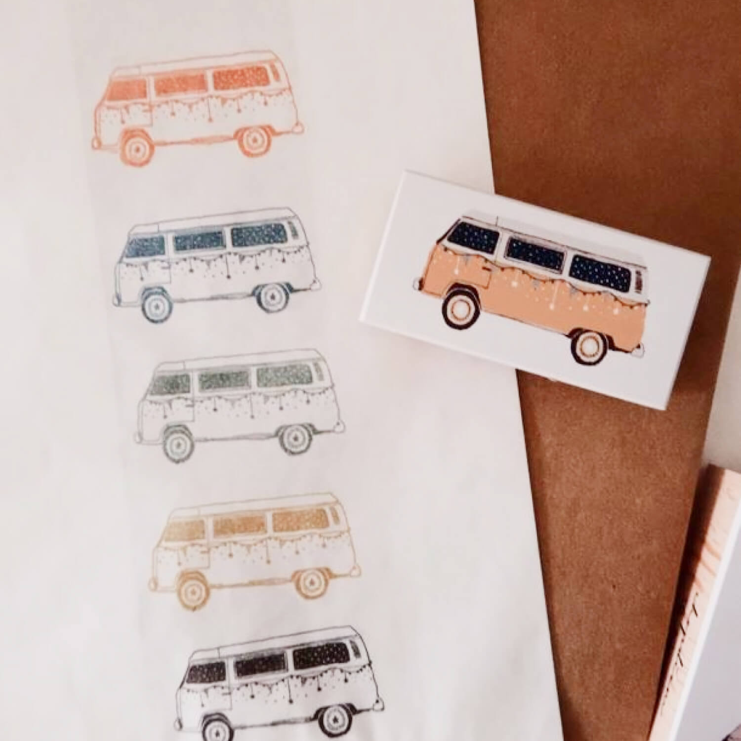 Chopdiam Stamp – Holiday Vintage Mini Van | All Stationery | Nagi Lifestyle