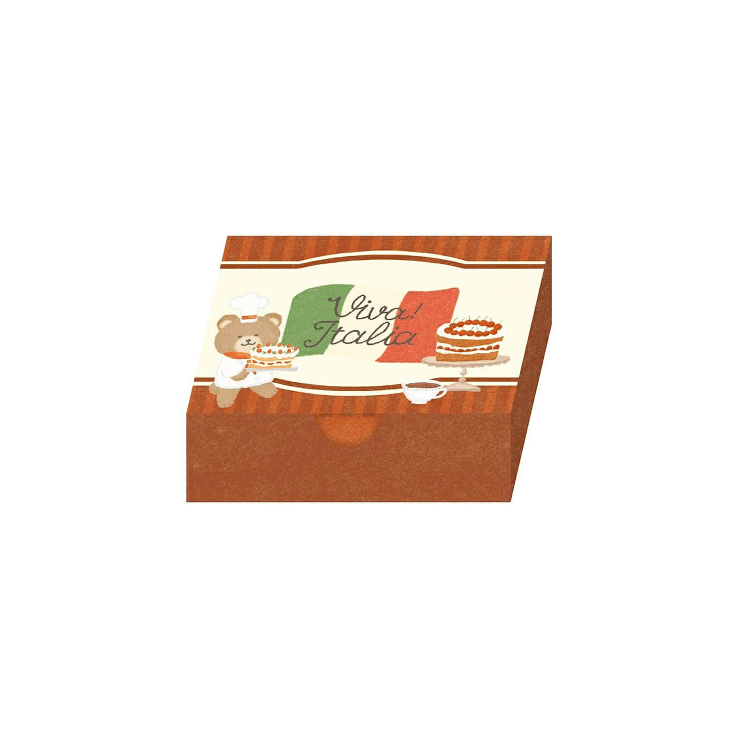 Furukawa Shiko Viva! Italia Box Memo – Dessert Bear | All Stationery ...