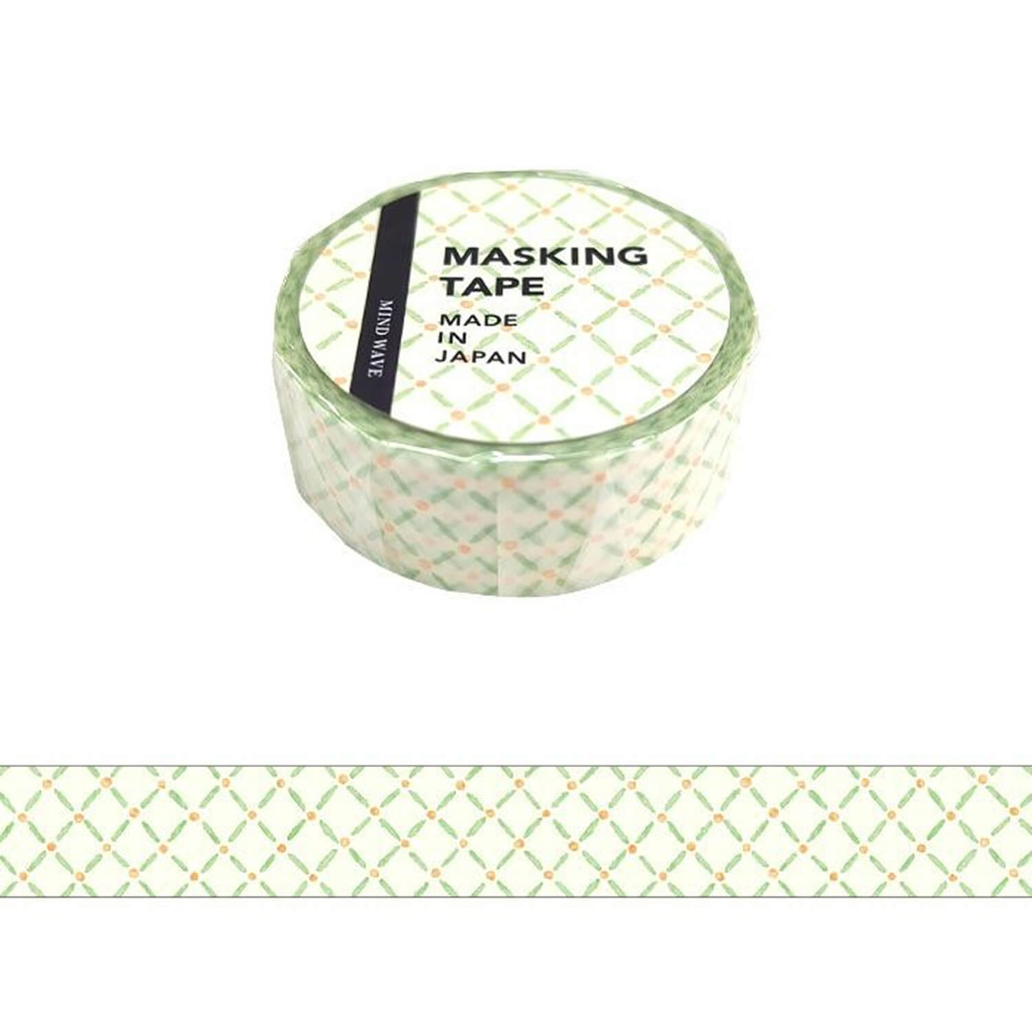 Mind Wave Masking Tape – Check Pattern Green – Nagi