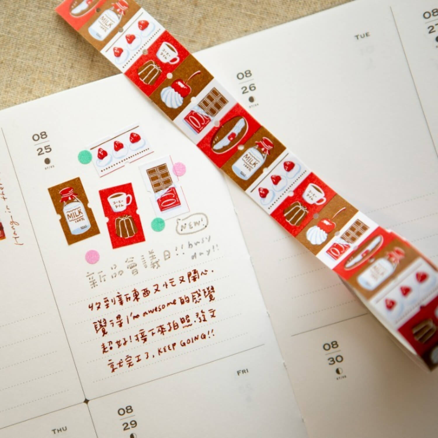 OURS Afternoon Tea Time Label Sticker Roll – Nagi