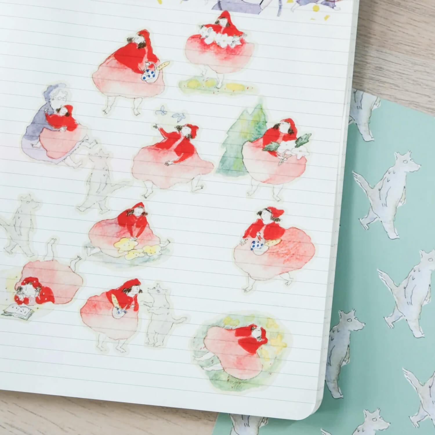 dodolulu Sticker Sheet - Little Red Riding Hood – Nagi