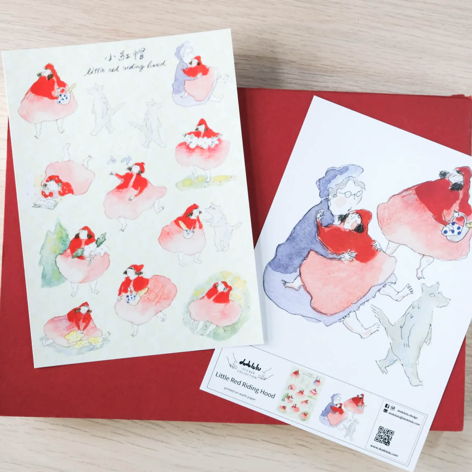 dodolulu Sticker Sheet - Little Red Riding Hood – Nagi