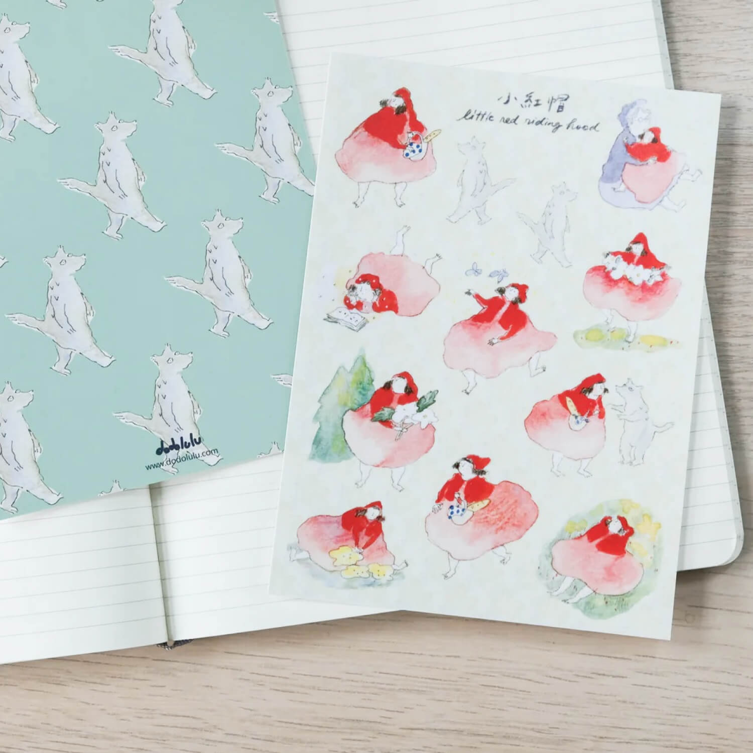 dodolulu Sticker Sheet - Little Red Riding Hood – Nagi