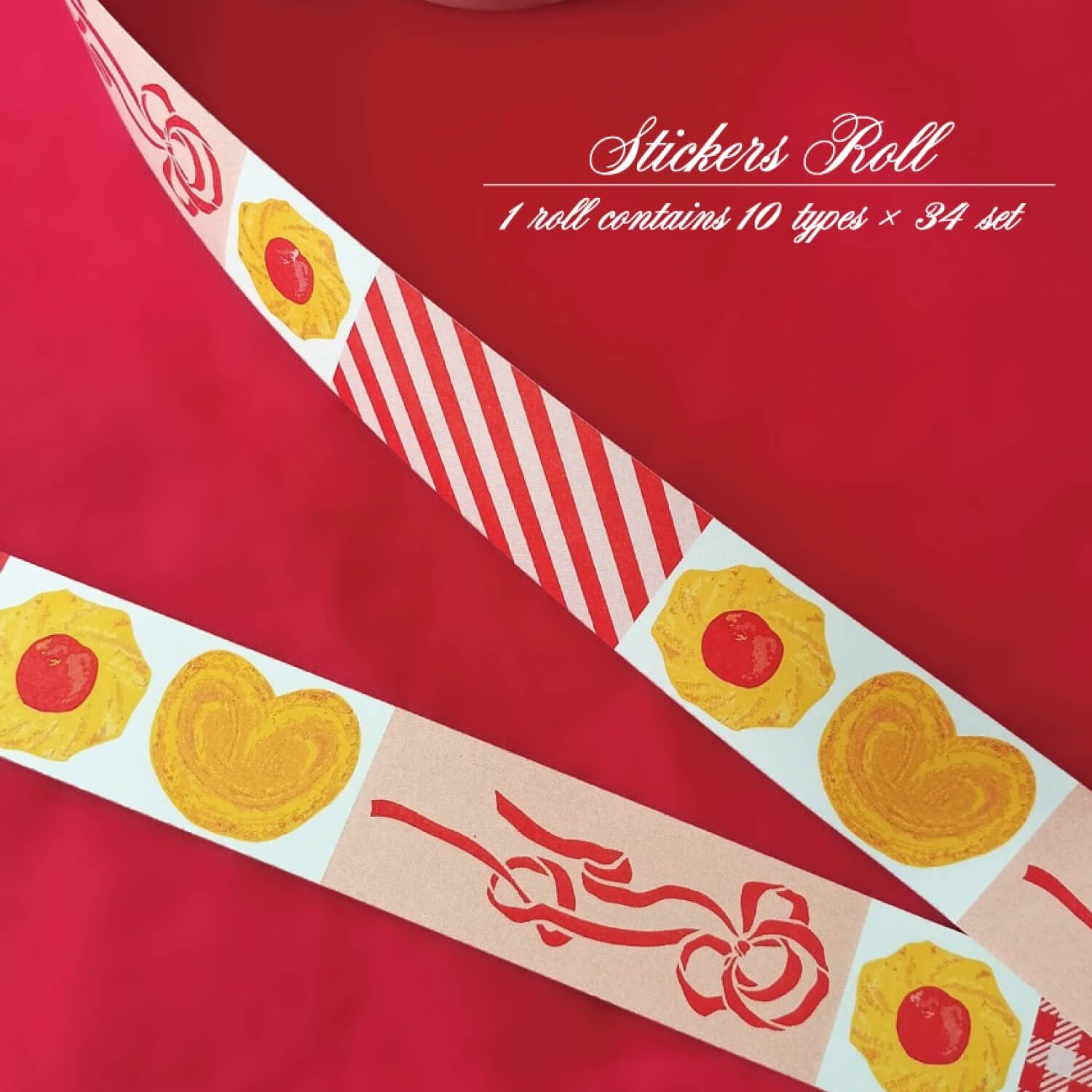 merilforel Label Stickers – Baked Sweets Wrapping – Nagi