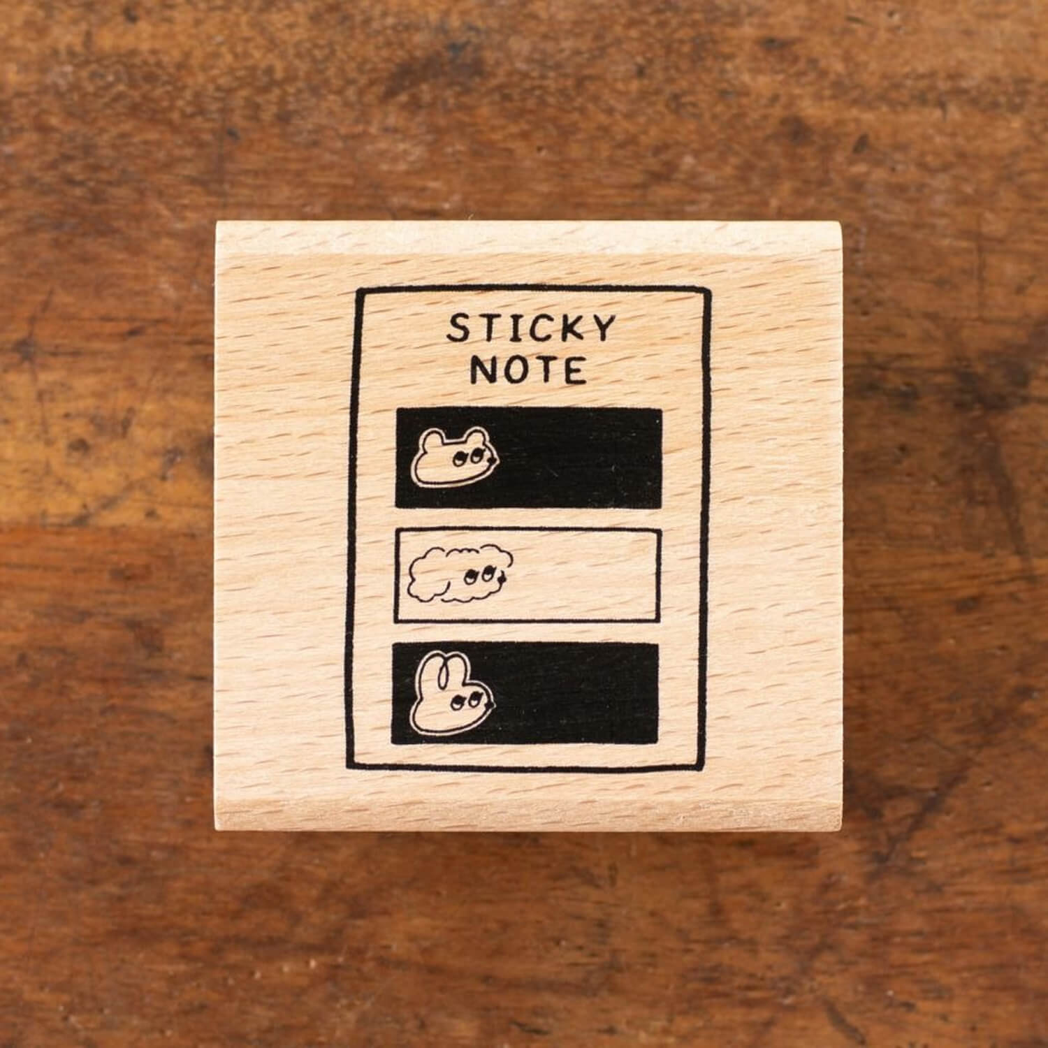 popomul. Rubber Stamp – Sticky Note – Nagi